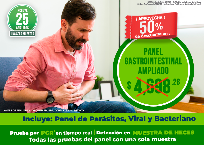 Panel Gastrointesinal - Biología Molecular : Laboratorio Téllez Girón